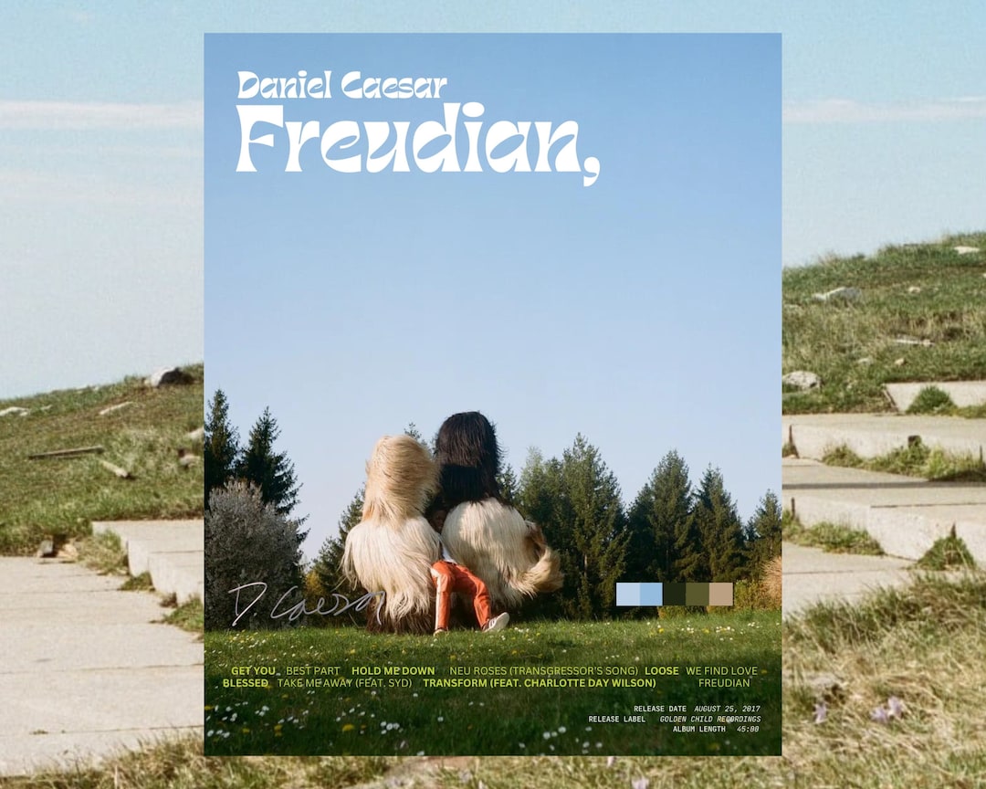 Daniel Caesar Freudian Album Cover Poster - Etsy