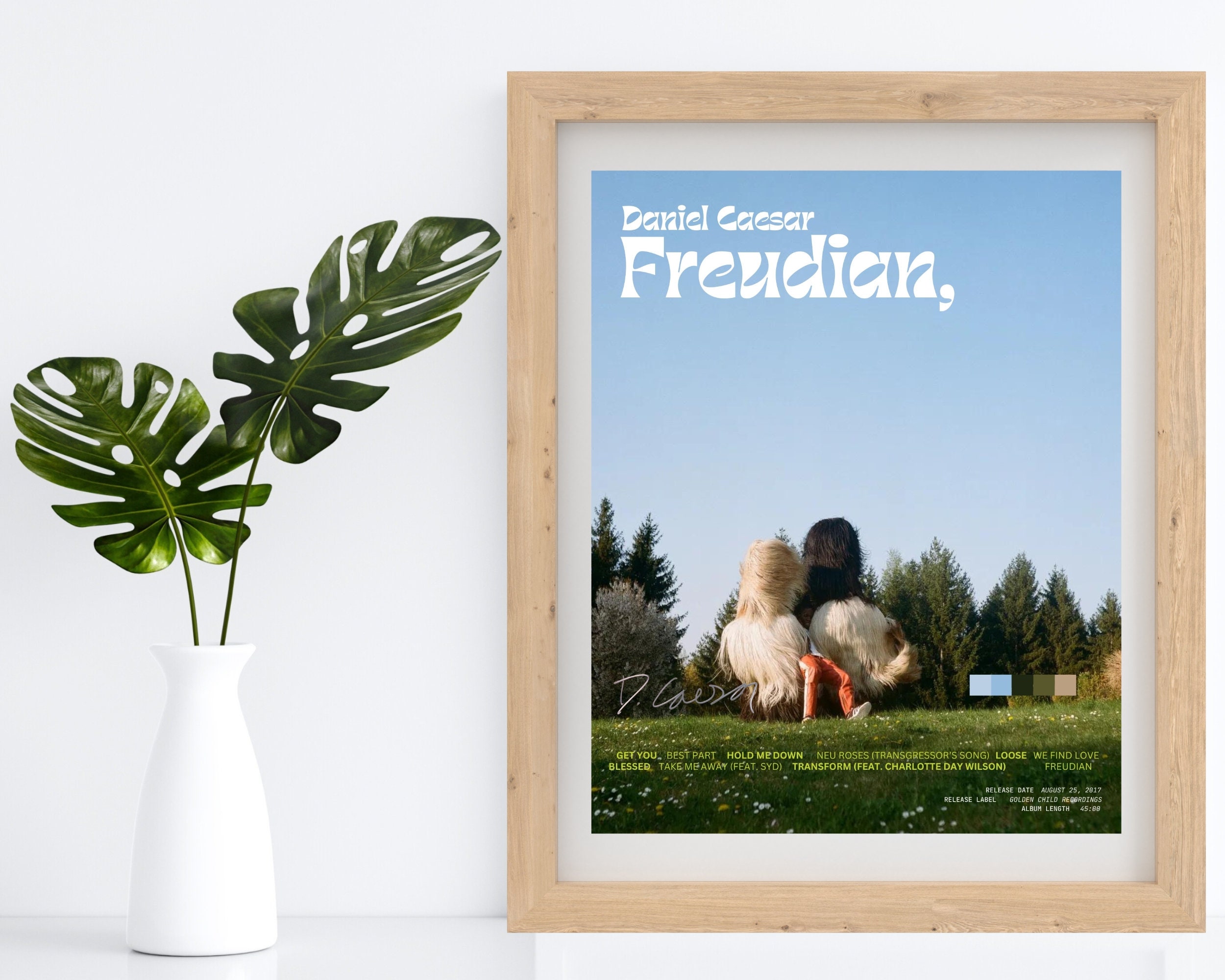 Daniel Caesar Freudian Album Cover Poster - Etsy