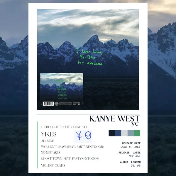 Ye Album - Etsy