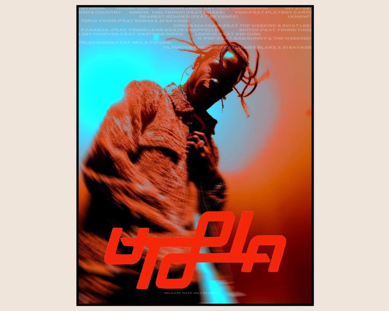 Travis Scott Utopia Album Cover Poster II - Etsy