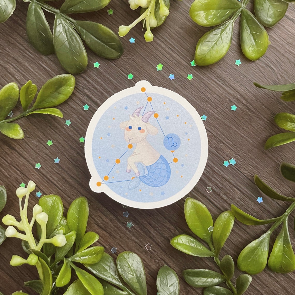Capricorn Sticker | Zodiac Sticker | Sea Goat Sticker | Astrological ...