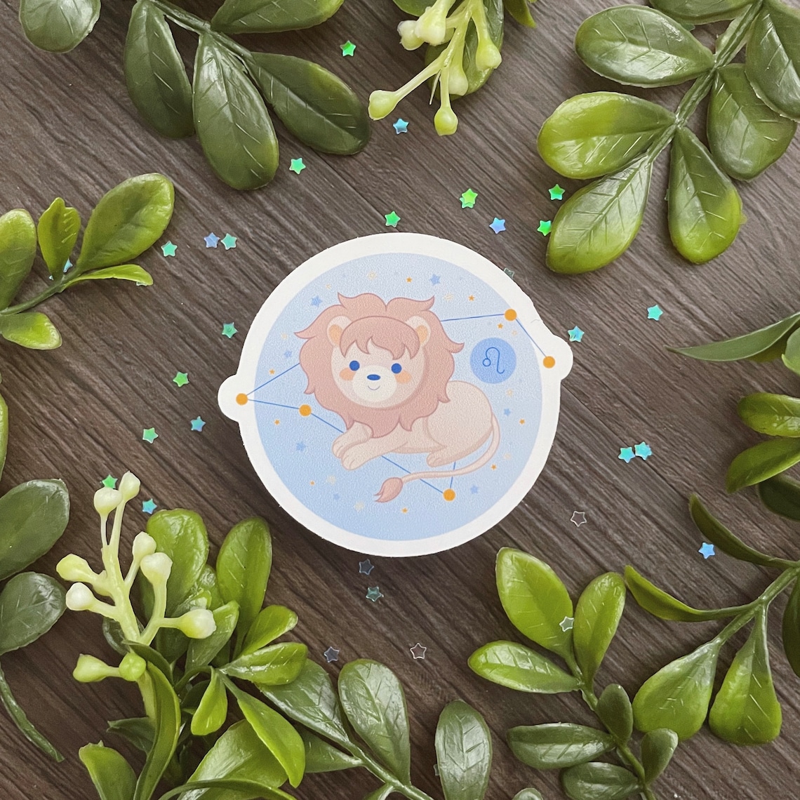Leo Sticker Zodiac Sticker Lion Sticker Astrological Sign iPhone Laptop ...