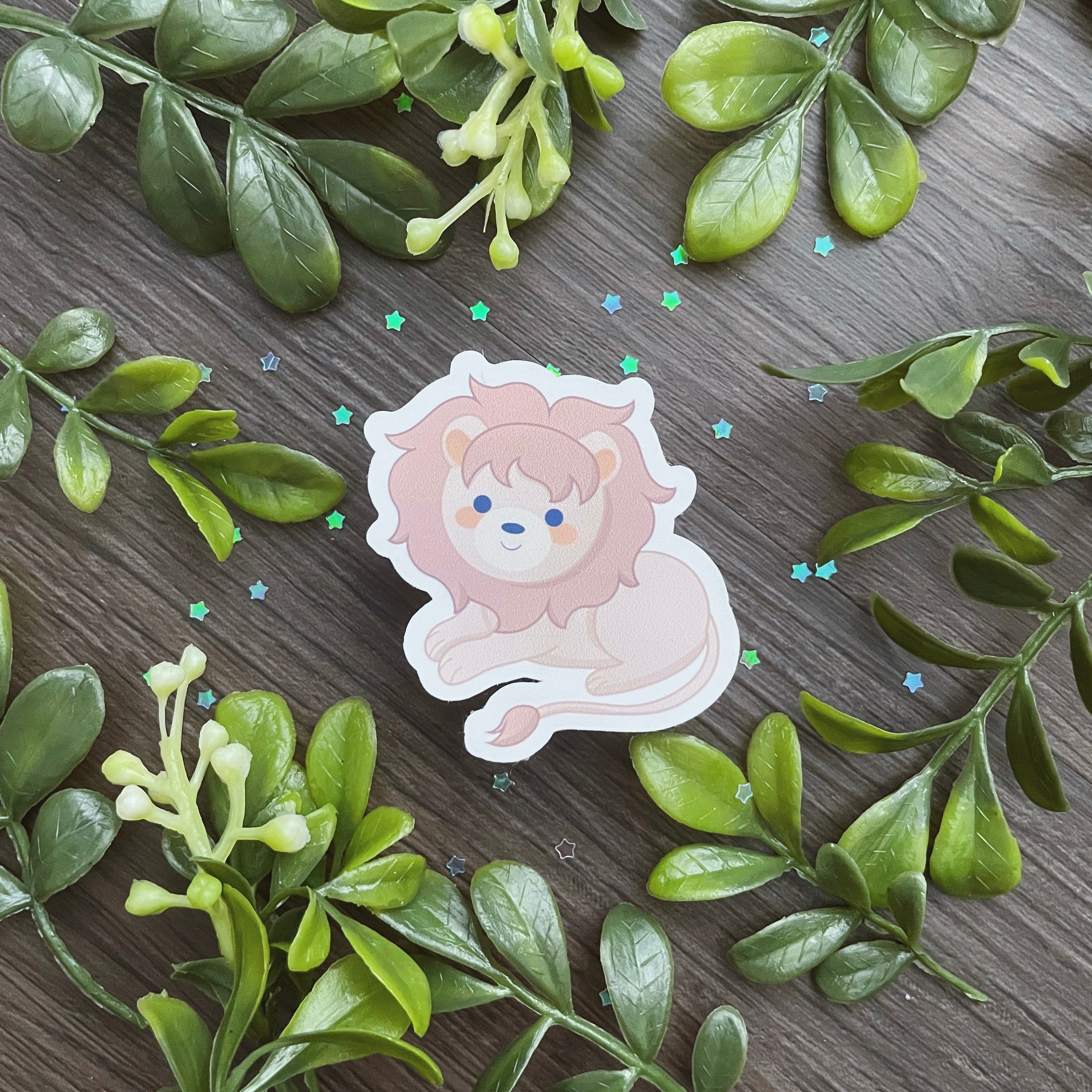 Leo Sticker Zodiac Sticker Lion Sticker Astrological Sign iPhone Laptop ...