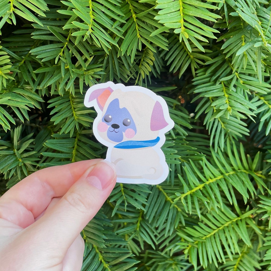 Posh Pup Sticker | Pug Sticker | Percy Sticker | Pocahontas Inspired ...