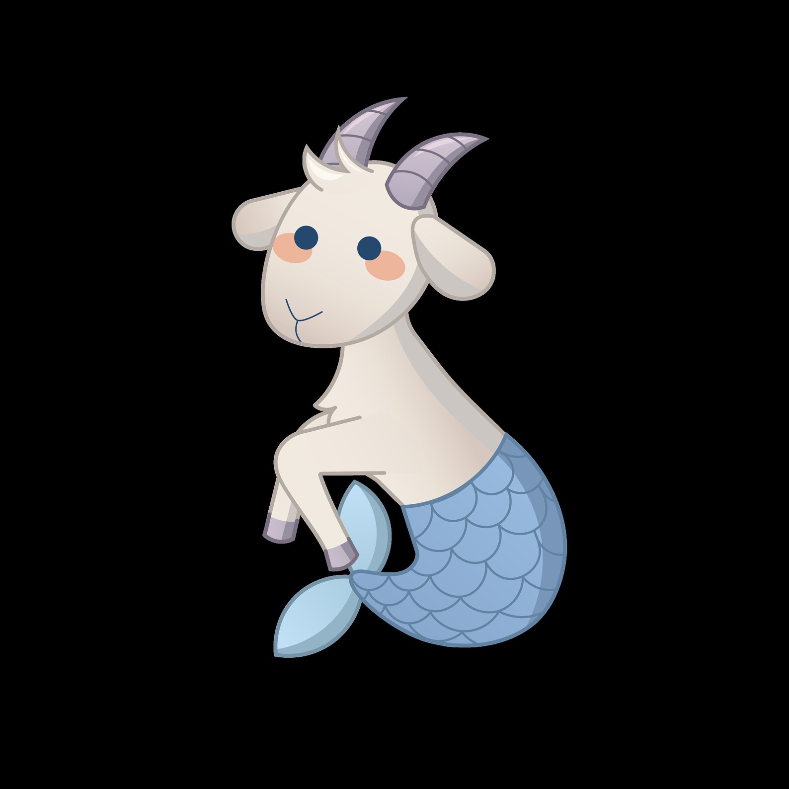 Capricorn Sticker | Zodiac Sticker | Sea Goat Sticker | Astrological ...