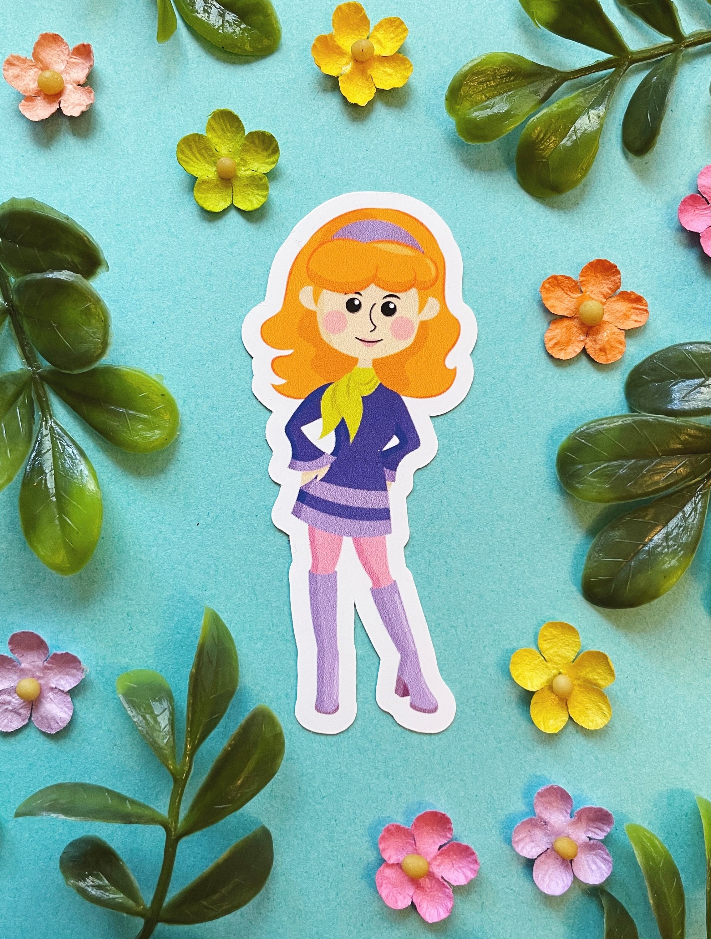 Daphne Blake Sticker Scooby Doo Inspired Mystery Gang - Etsy