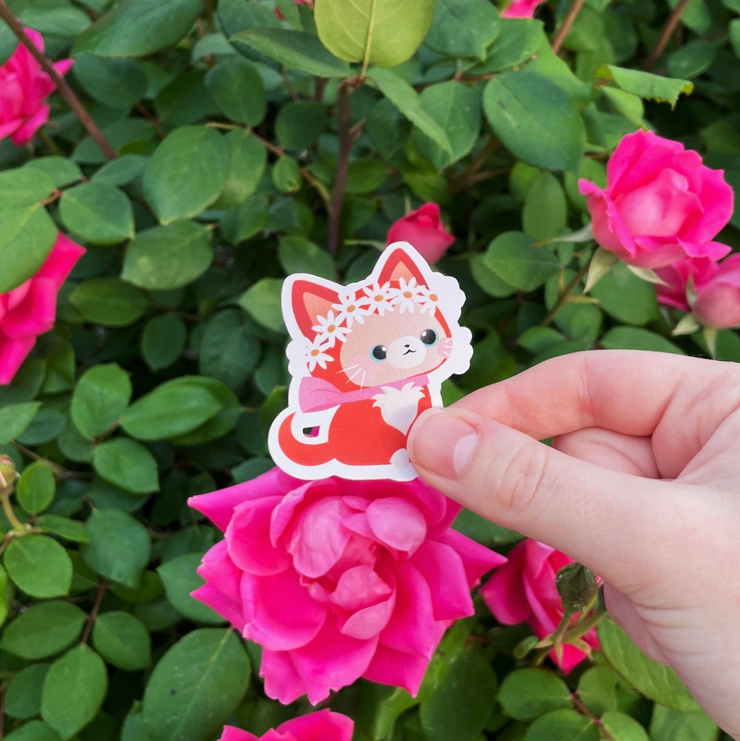 Flower Girl Kitten Sticker | Dinah Sticker | Alice in Wonderland ...