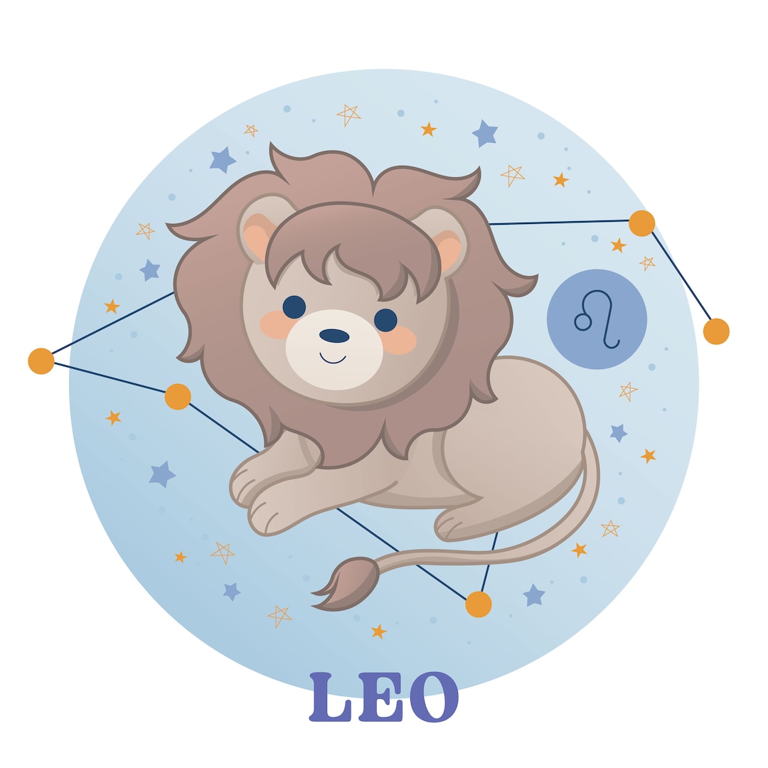 Leo Sticker | Zodiac Sticker | Lion Sticker | Astrological Sign ...