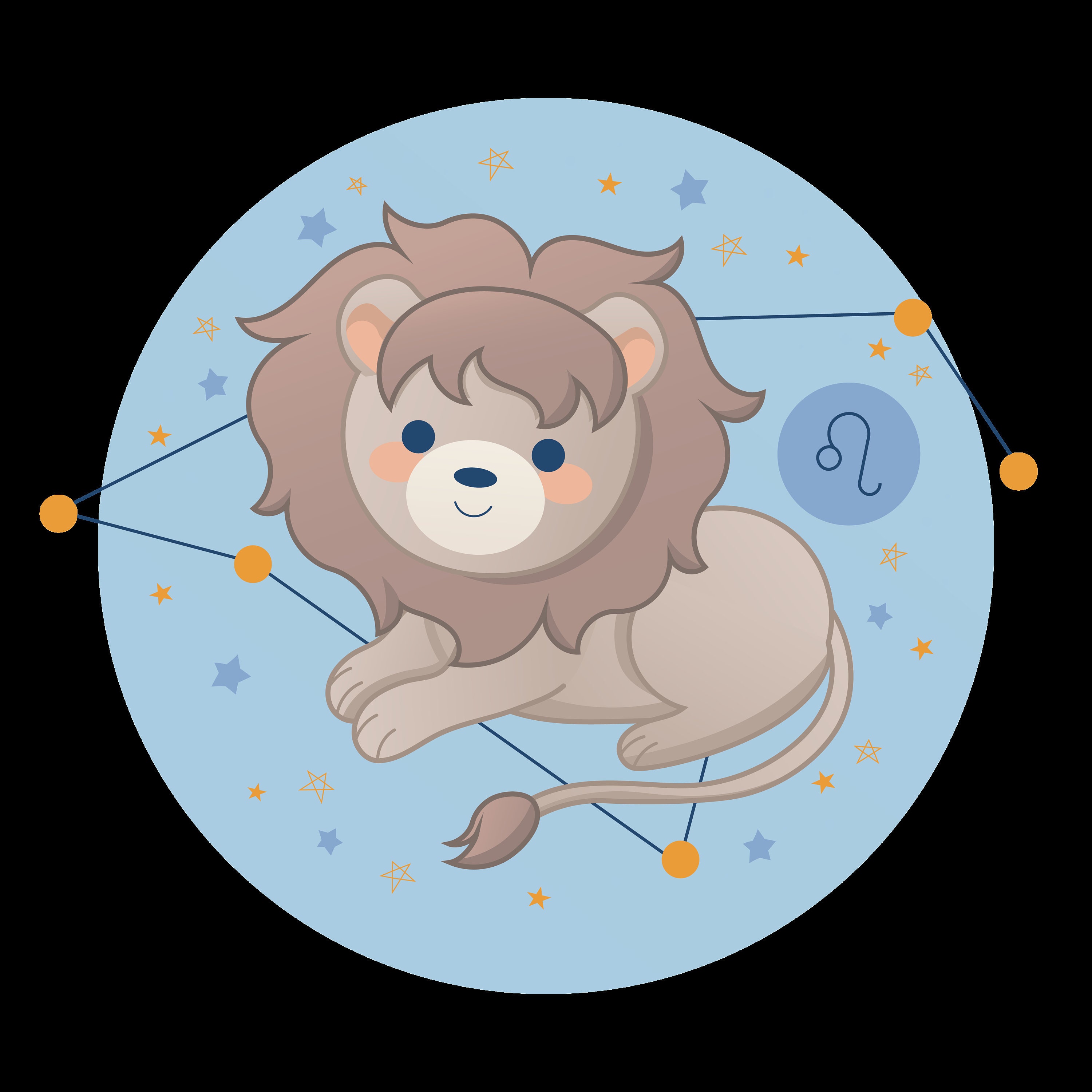 Leo Sticker Zodiac Sticker Lion Sticker Astrological Sign iPhone Laptop Planner Water Bottle - Etsy
