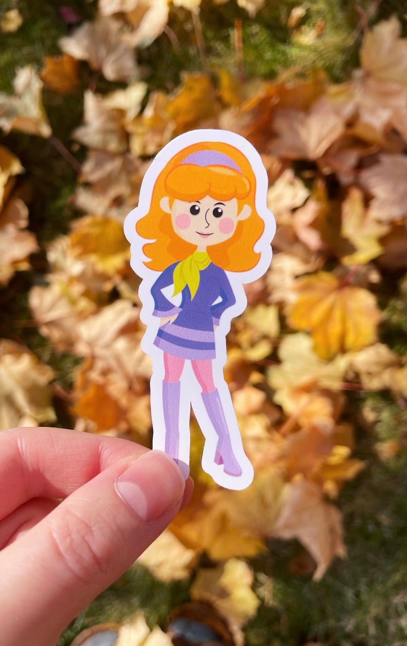 Daphne Blake Sticker Scooby Doo Inspired Girl Detective Sticker Mystery ...