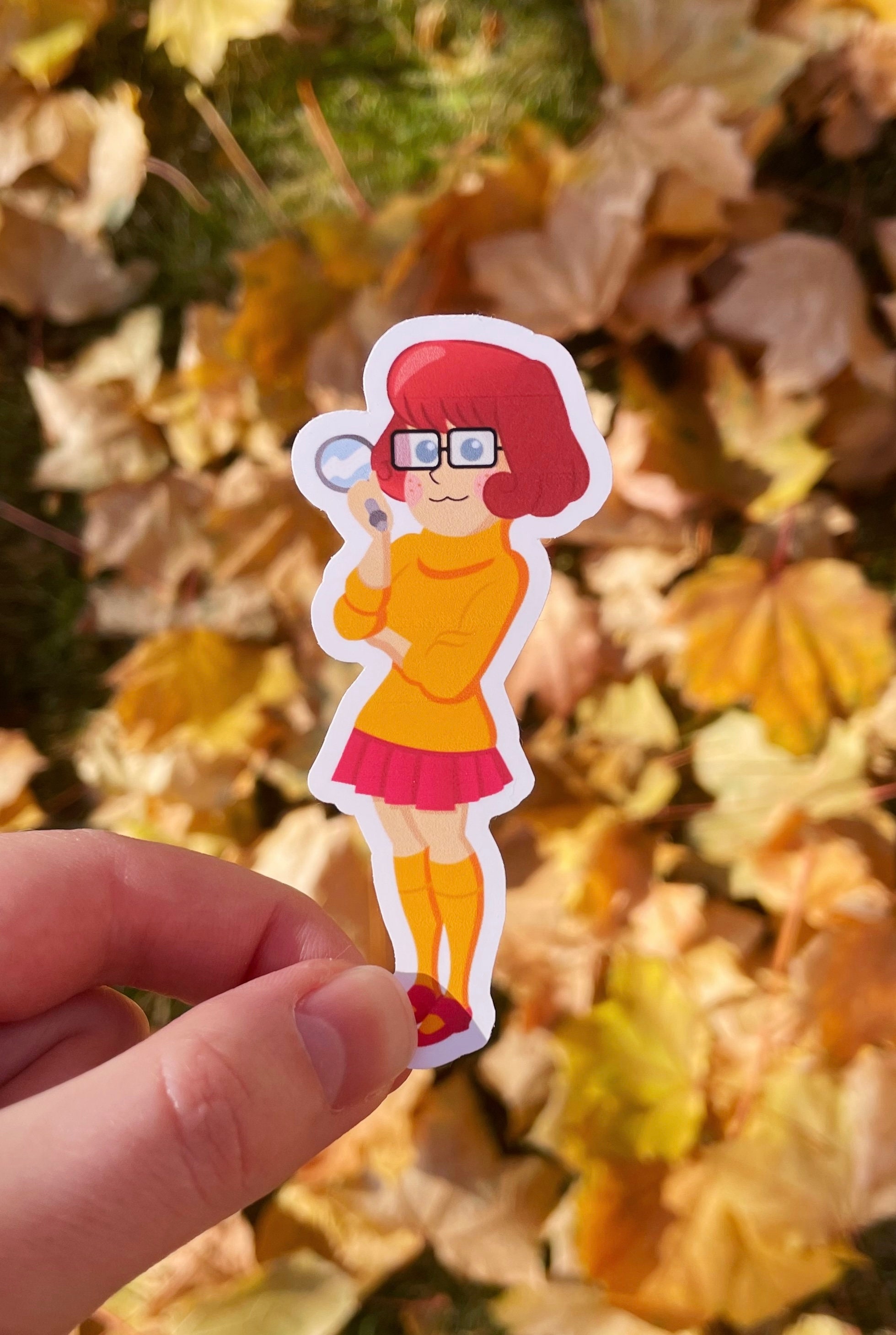 Velma Dinkley Sticker Scooby Doo Inspired Mystery Gang - Etsy