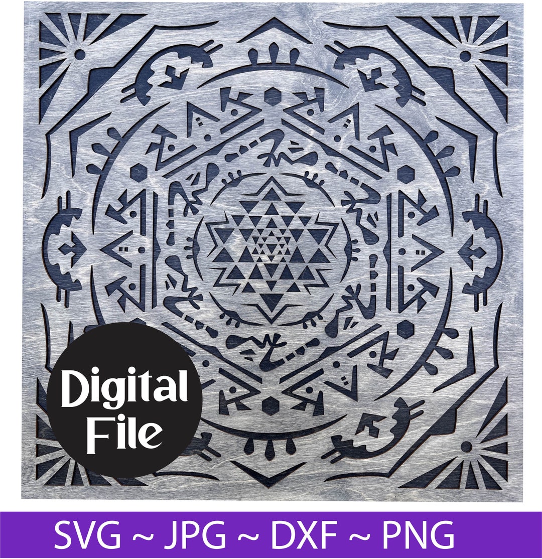 3D Layered Mandala Svg, Large Mandala Vector, 3D Mandala Cut File ...