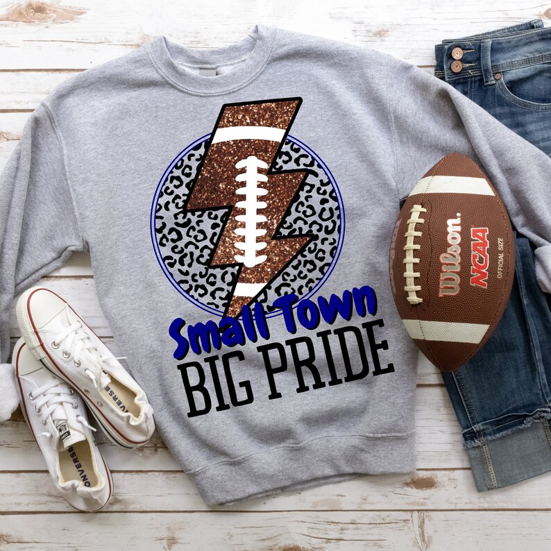 Small Town Big Pride PNG, Football Png, Football Design, Football Svg ...