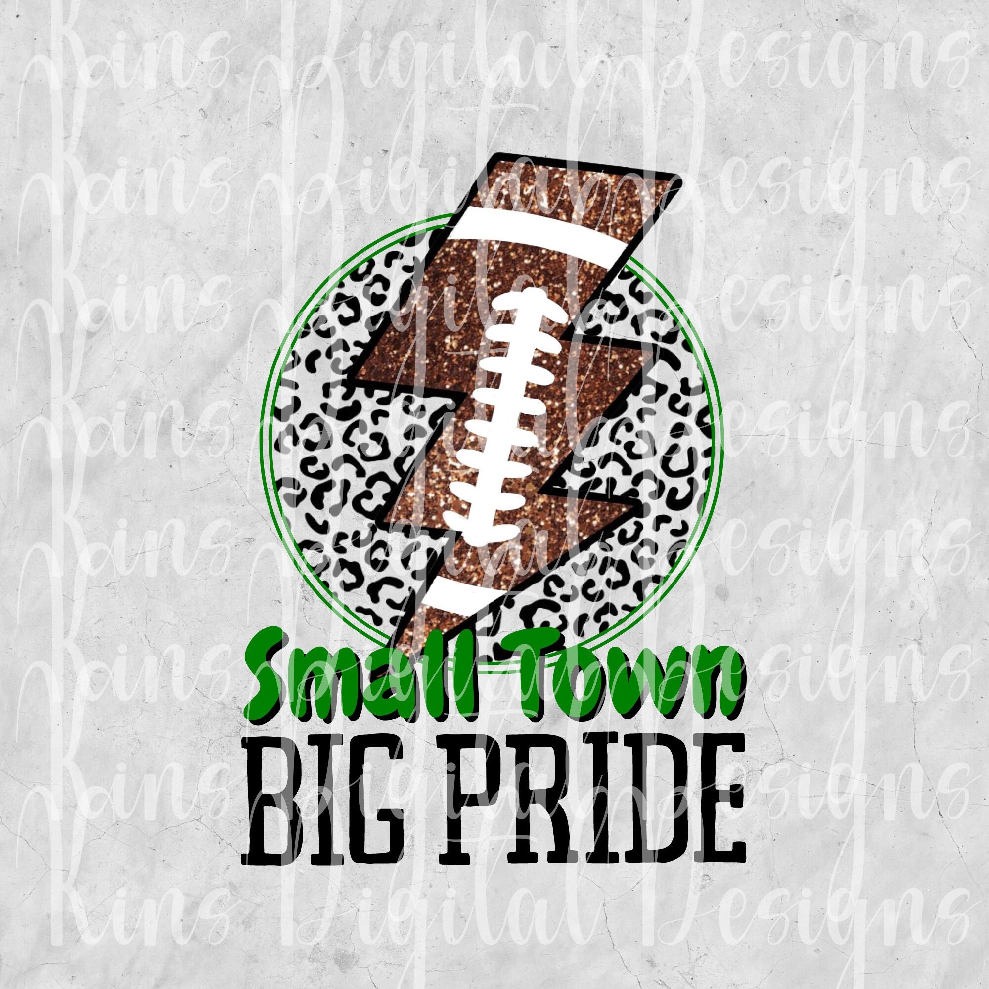 Small Town Big Pride PNG, Football Png, Football Design, Football Svg ...