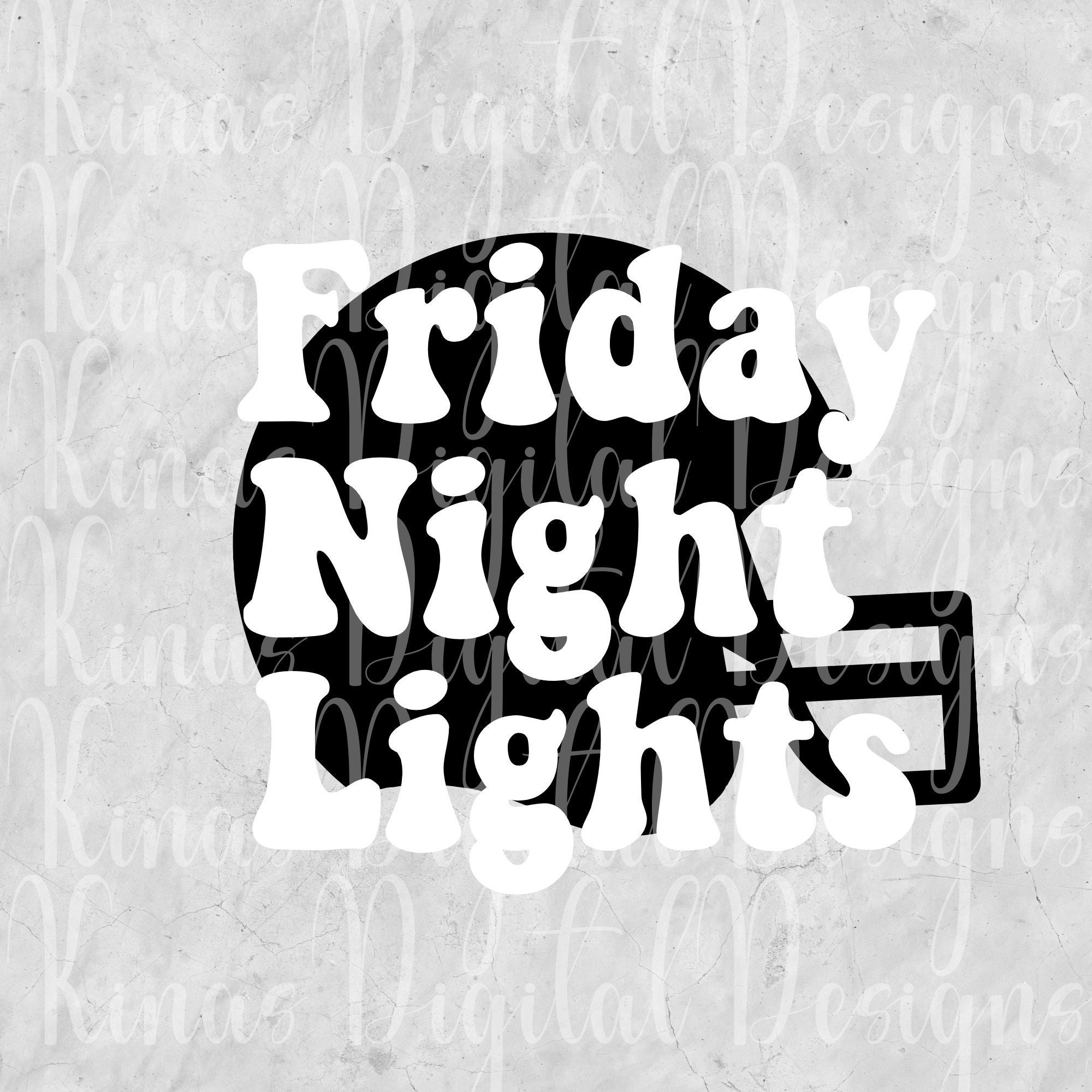 Friday Night Lights PNG, Football Png, Football Sublimation Design ...