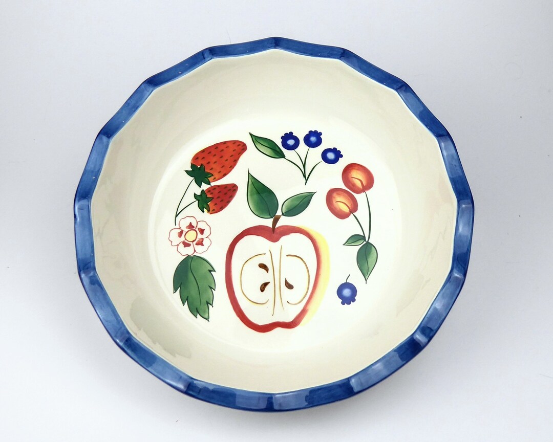 Princess House 10" Deep Dish Pie Plate, "my Little Helper" - Etsy