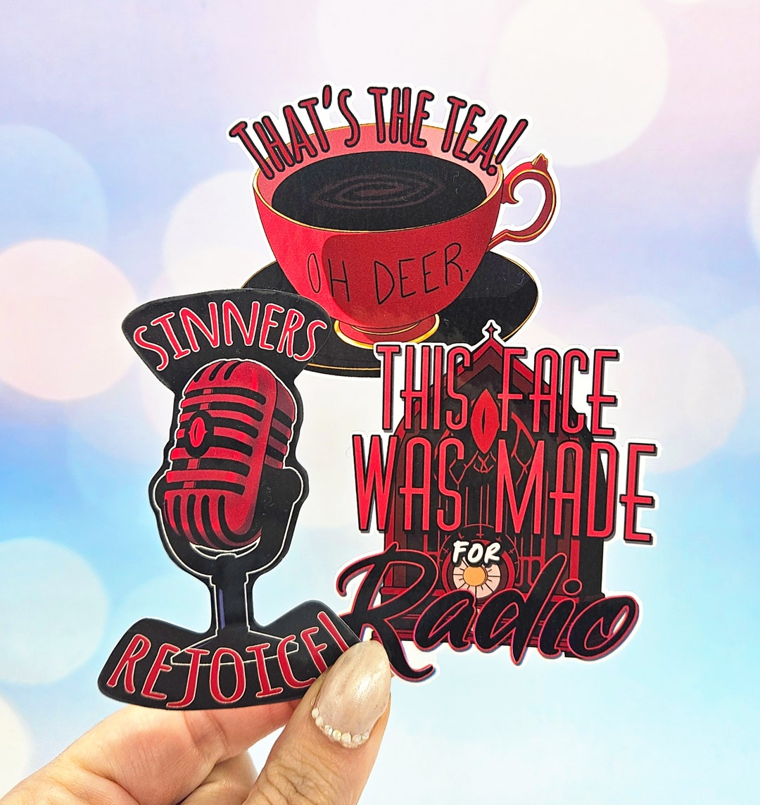 Alastor Quotes Stickers 3 Pack - Alastor, Hazbin Hotel, Demonic, Hell ...