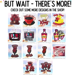 Cannibal Town Tourism Sticker - Postcard, Hazbin Hotel, Rosie, Creepy ...