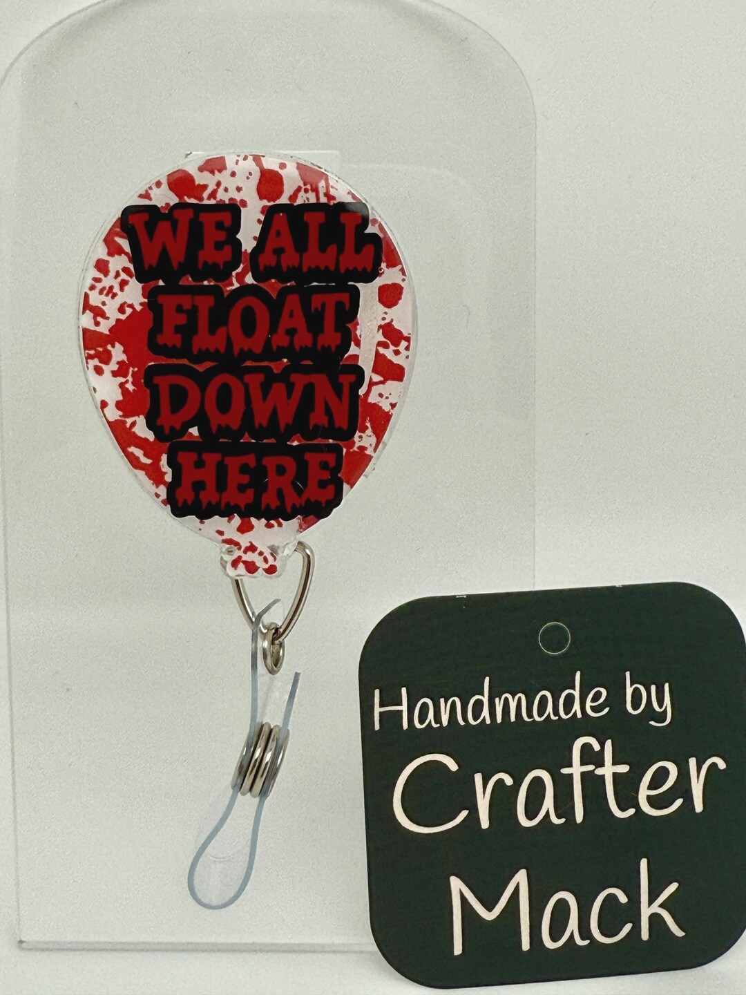 Float on Badge Reel Topper - Etsy