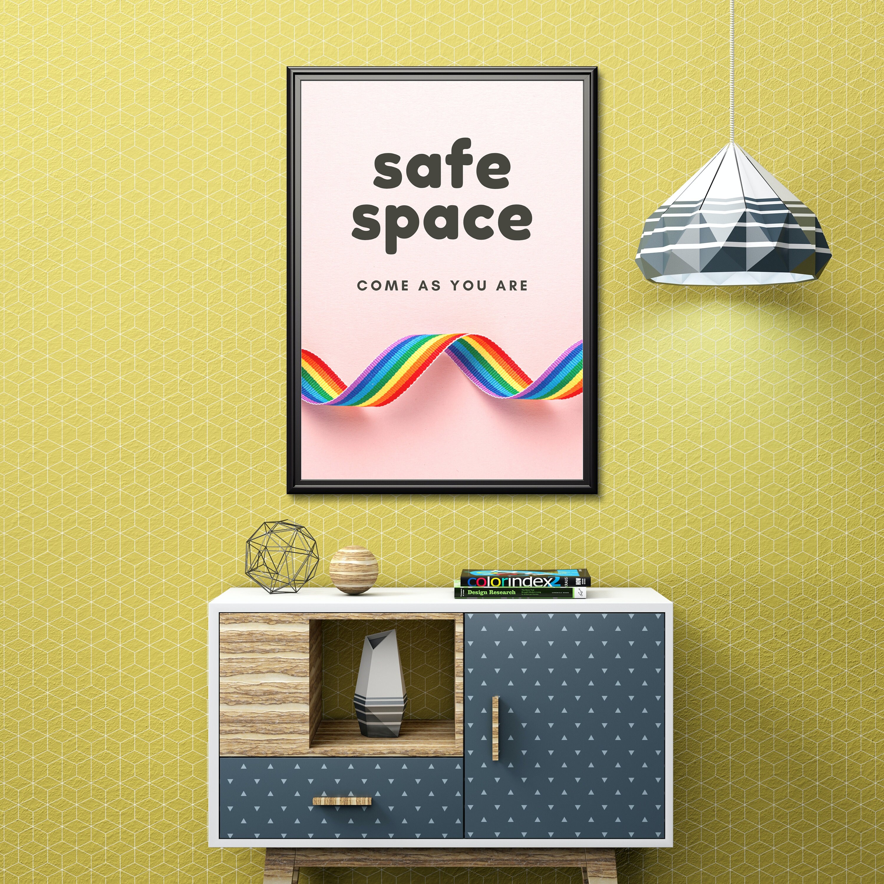 Safe Space Digital Print Inclusive Print-out Poster LGBTQ - Etsy