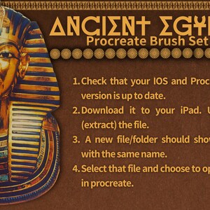 Egyptian Procreate Brushes Procreate Brush Set Ancient Egyptian Pattern ...