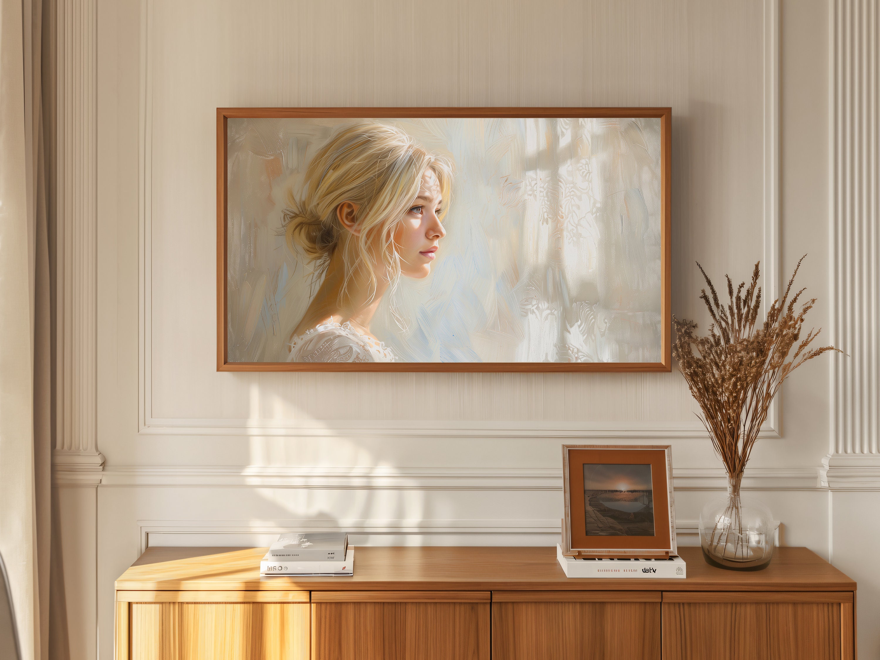 Frame TV Art Bundle 2 Beautiful Portrait Oil Paintings Digital Download ...