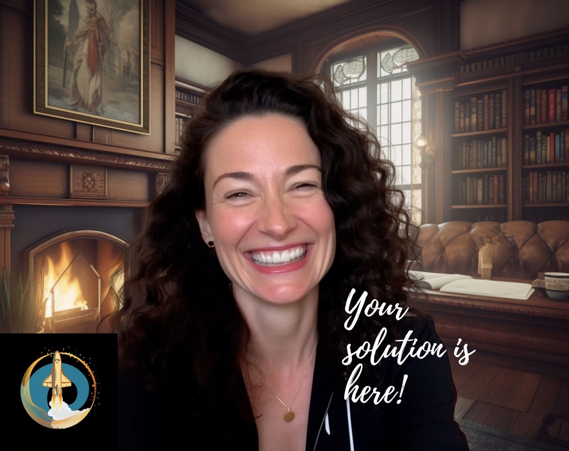 Old English Study Virtual Background for Zoom Meeting Video Conferences ...