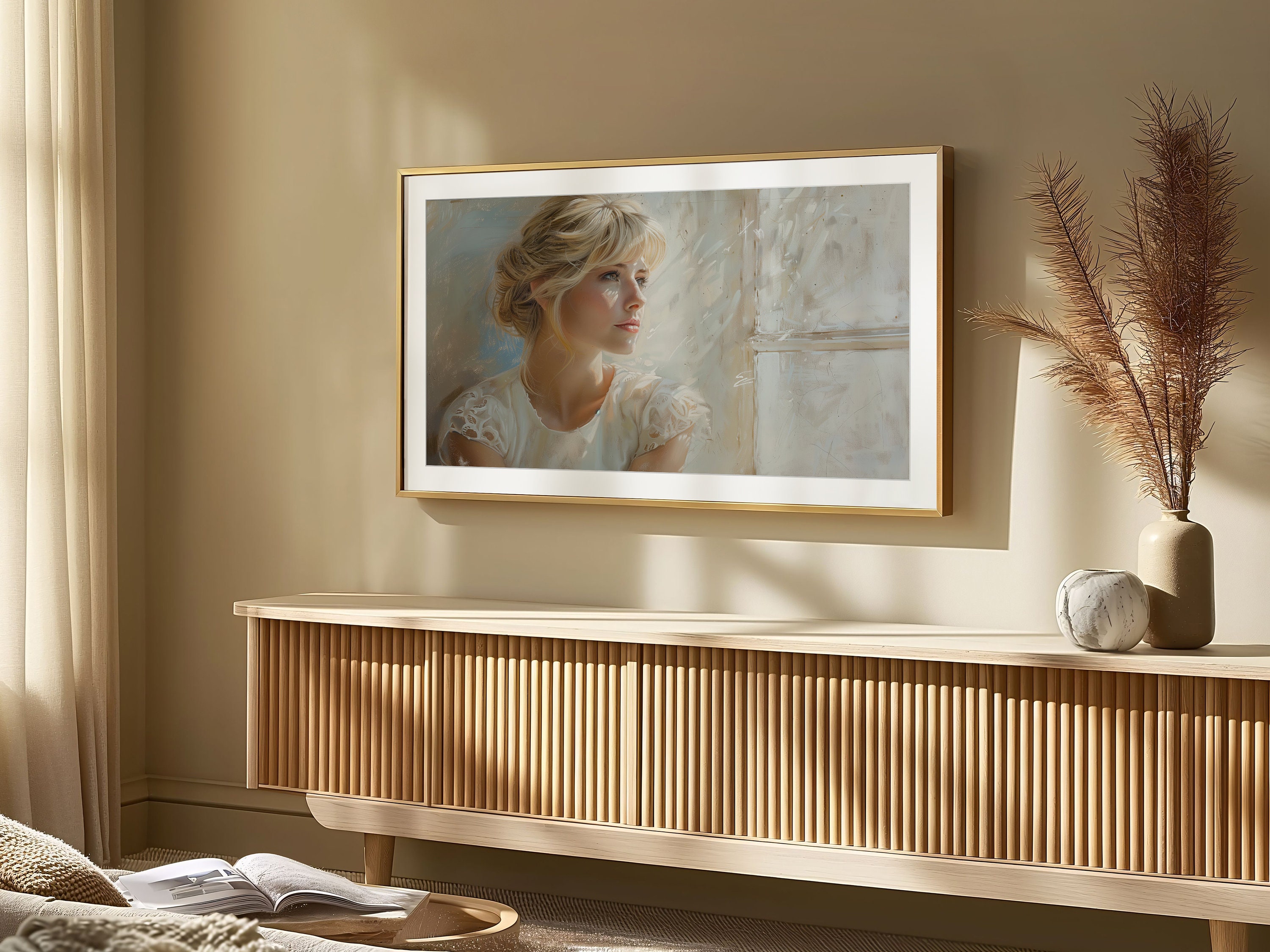 Frame TV Art Bundle 2 Beautiful Portrait Oil Paintings Digital Download ...