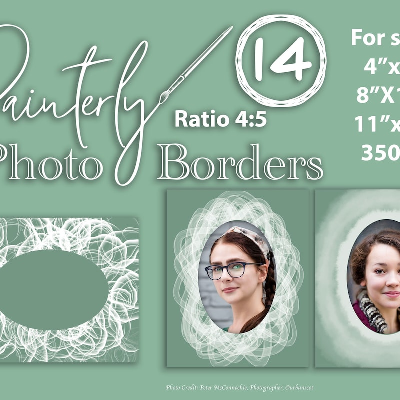 Color Fade Borders - Etsy