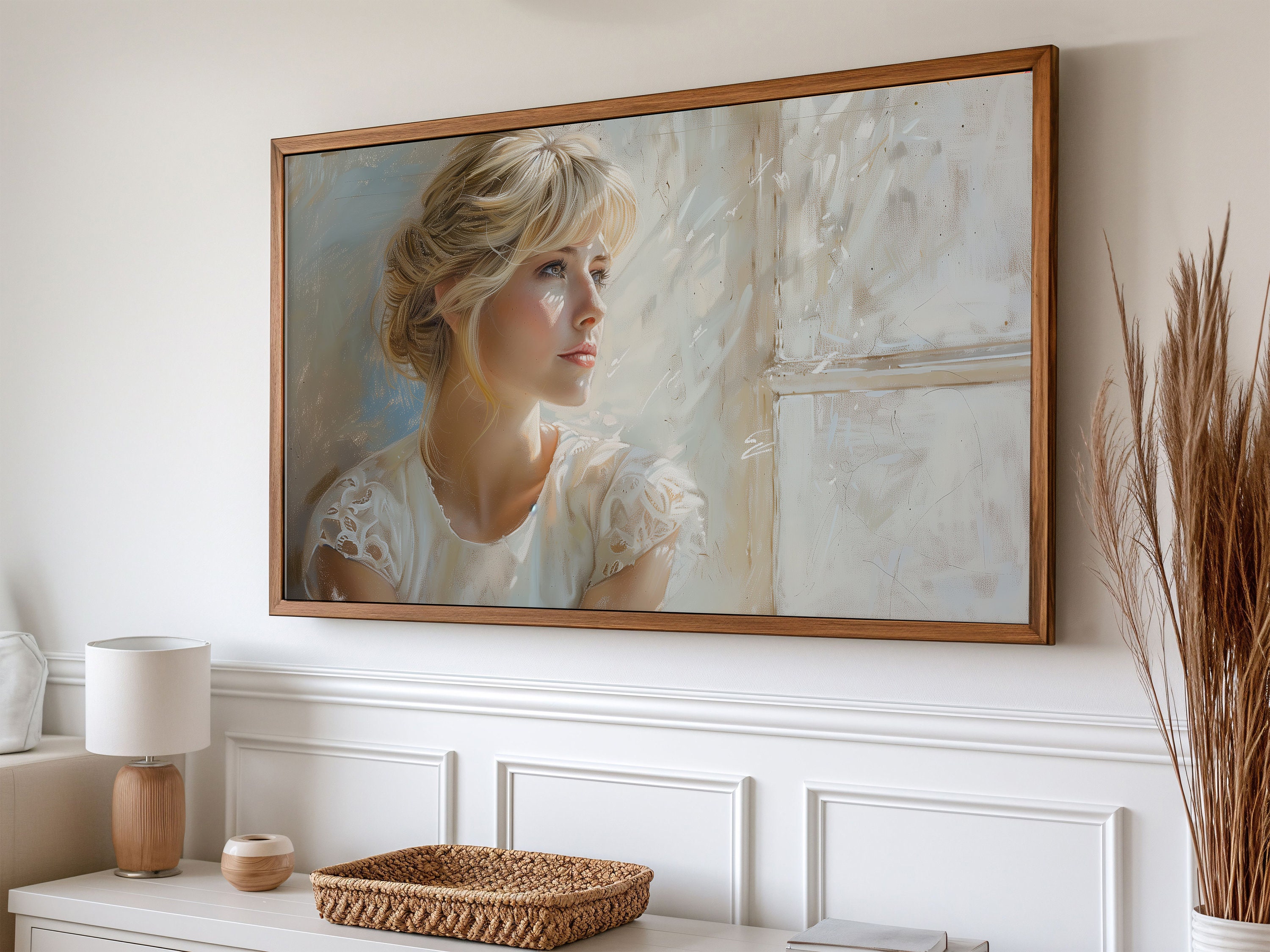 Frame TV Art Bundle 2 Beautiful Portrait Oil Paintings Digital Download ...