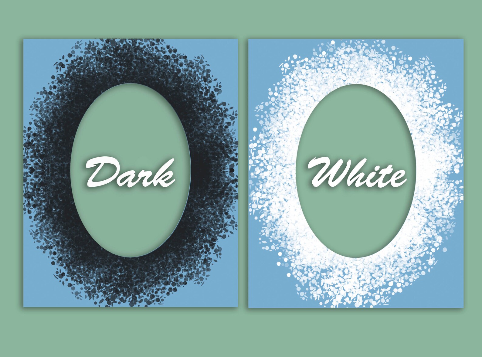 Painterly Photo Borders (16) Ratio 4:5 PNG Overlays With 6 Color ...