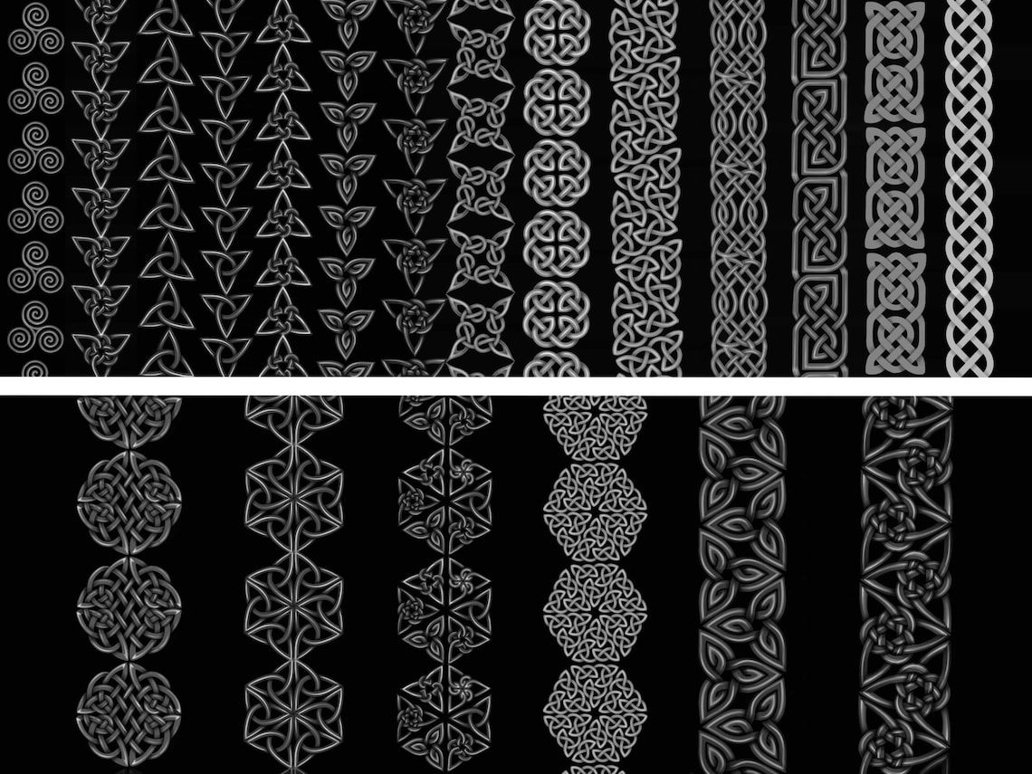 Celtic Procreate Brushes Procreate Brush Set Celtic Art - Etsy