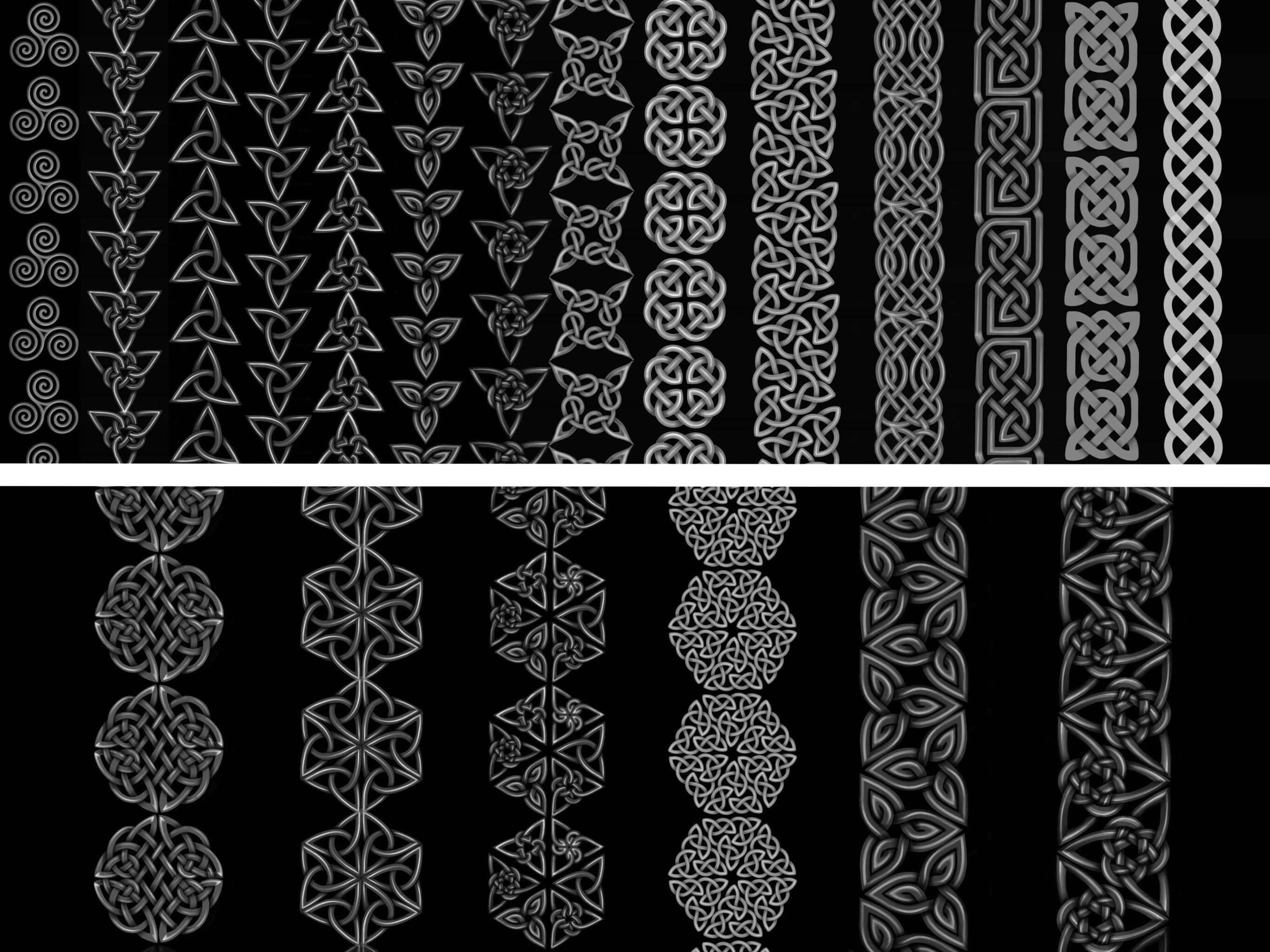 Celtic Procreate Brushes Procreate Brush Set Celtic Art - Etsy