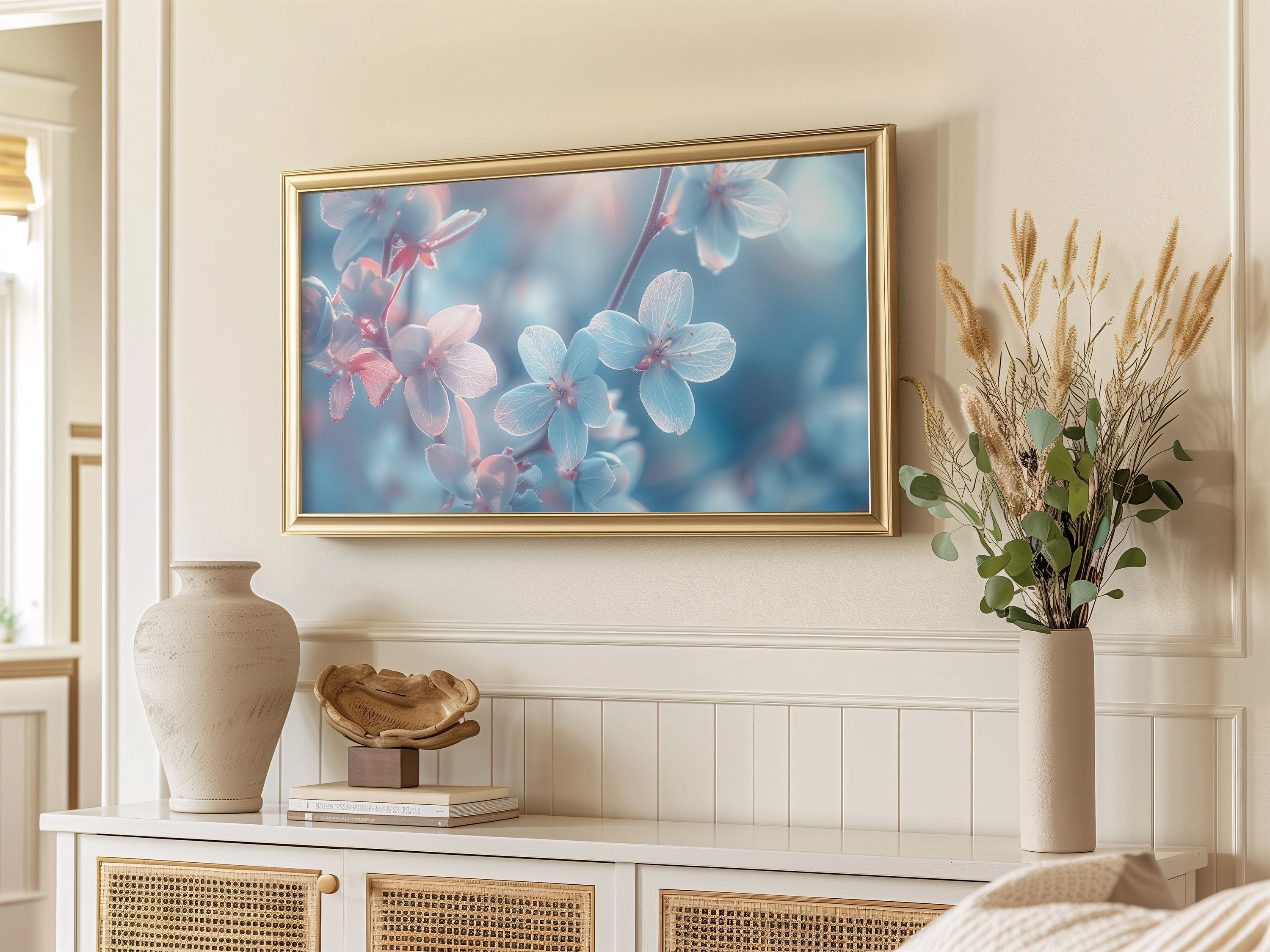 Frame TV Art Spring Flowers Minimalist Floral Digital Download Art Mode ...