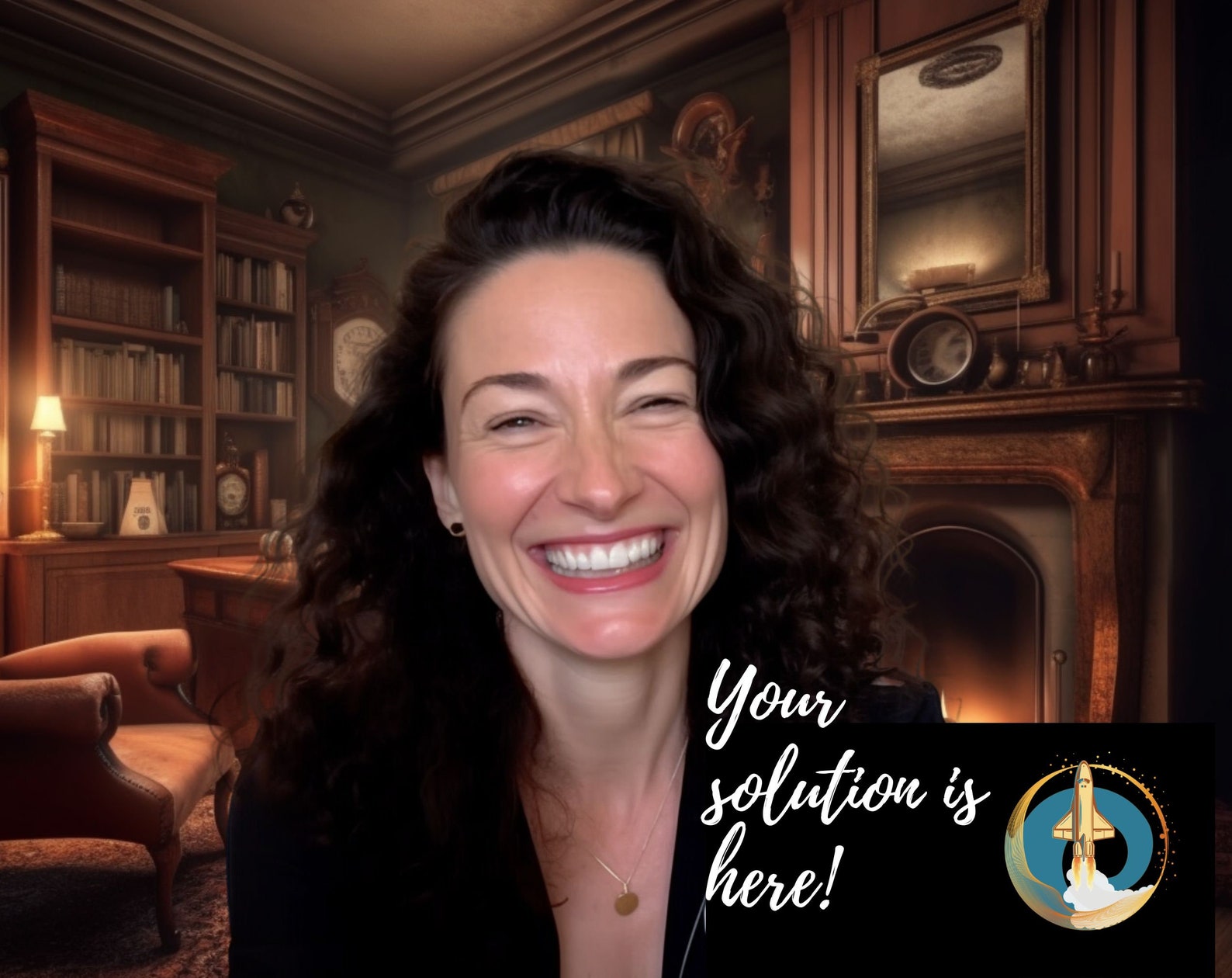 Old English Study V Virtual Background for Zoom Meeting Video ...