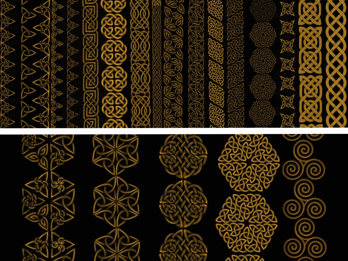 Celtic Procreate Brushes Procreate Brush Set Celtic Art - Etsy