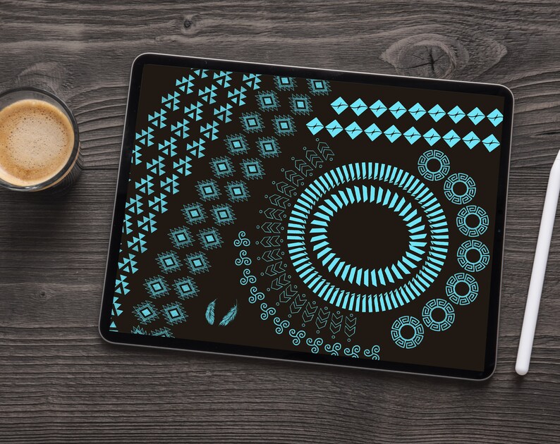 Native American Procreate Brushes Procreate Brush Set Native American ...