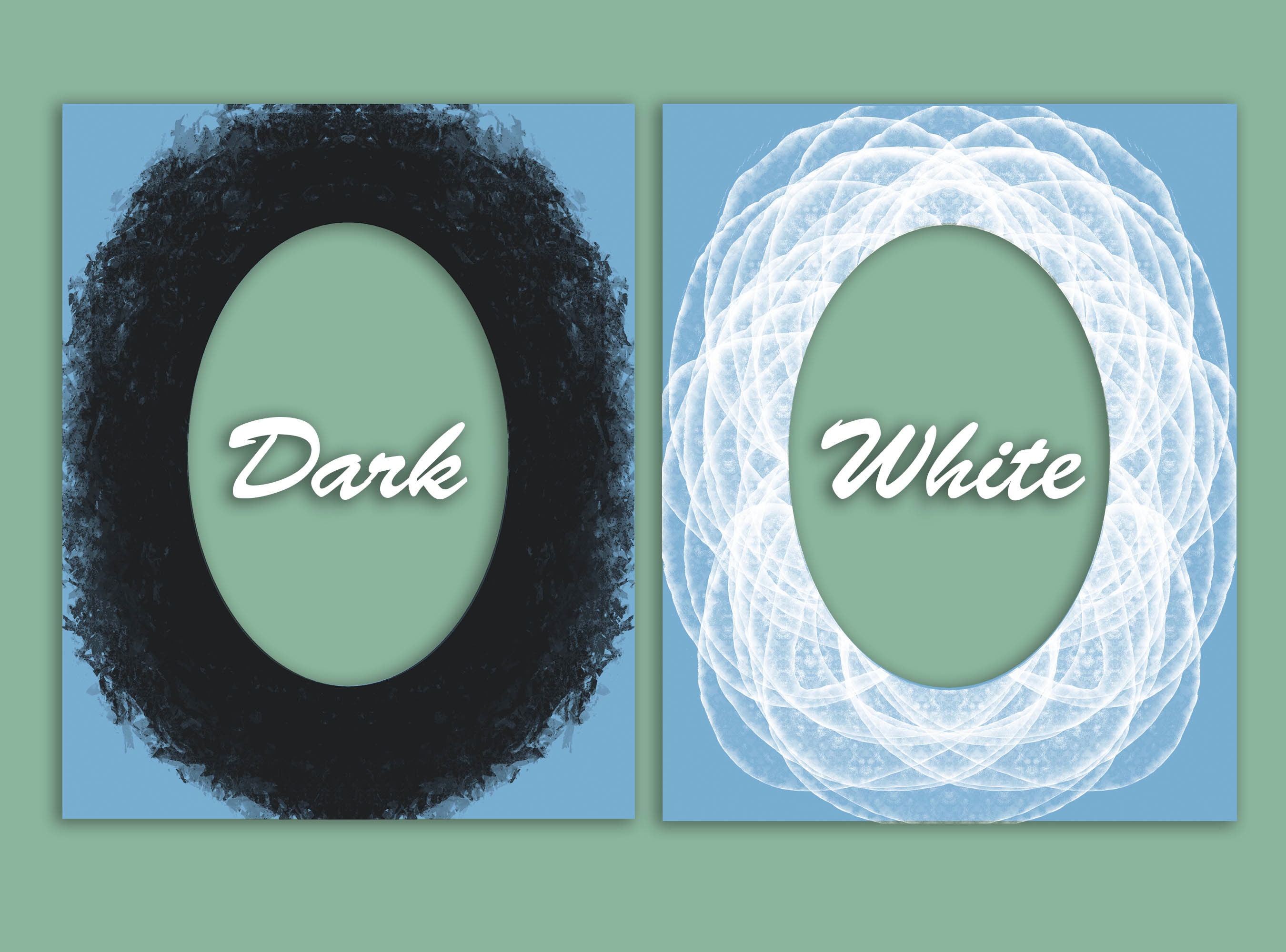 Painterly Photo Borders (16) Ratio 4:5 PNG Overlays With 6 Color ...