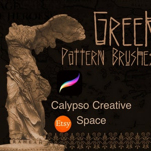Greek Procreate Brushes Procreate Brush Set Greek Art Ancient Greek ...