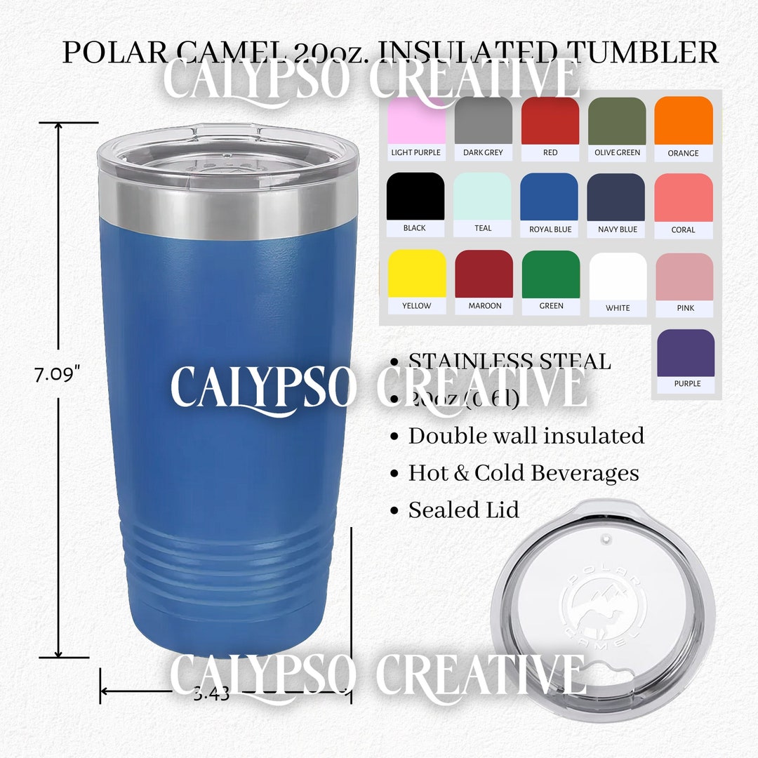 Polar Camel Insulated 20oz POD Tumbler Information Sheet Instant Access ...