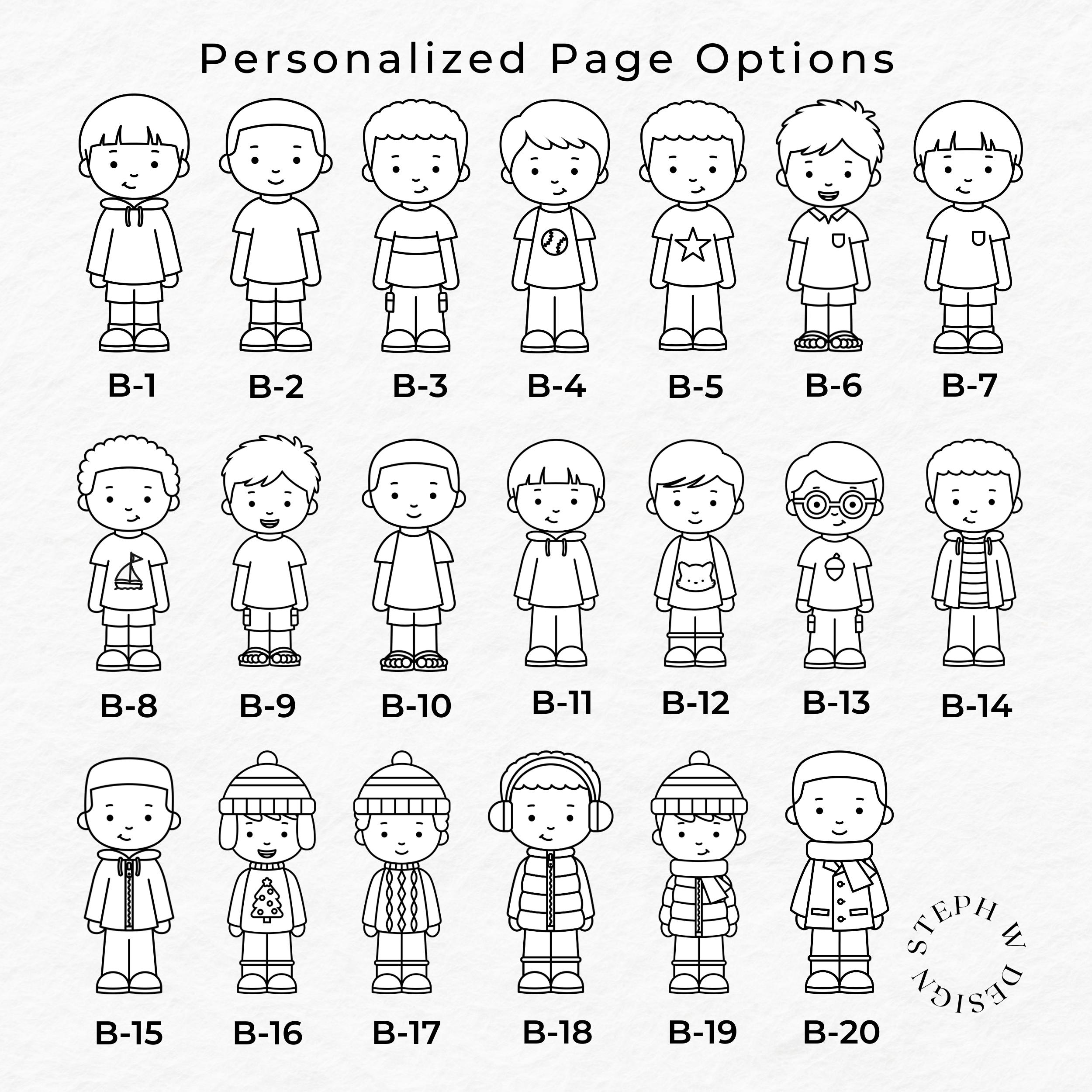 Add-on - Personalized ABC Coloring Sheet for Baby's First ABC Book - Etsy