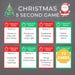 Christmas 5-second Game | Printable Christmas Game | Family Party Game ...
