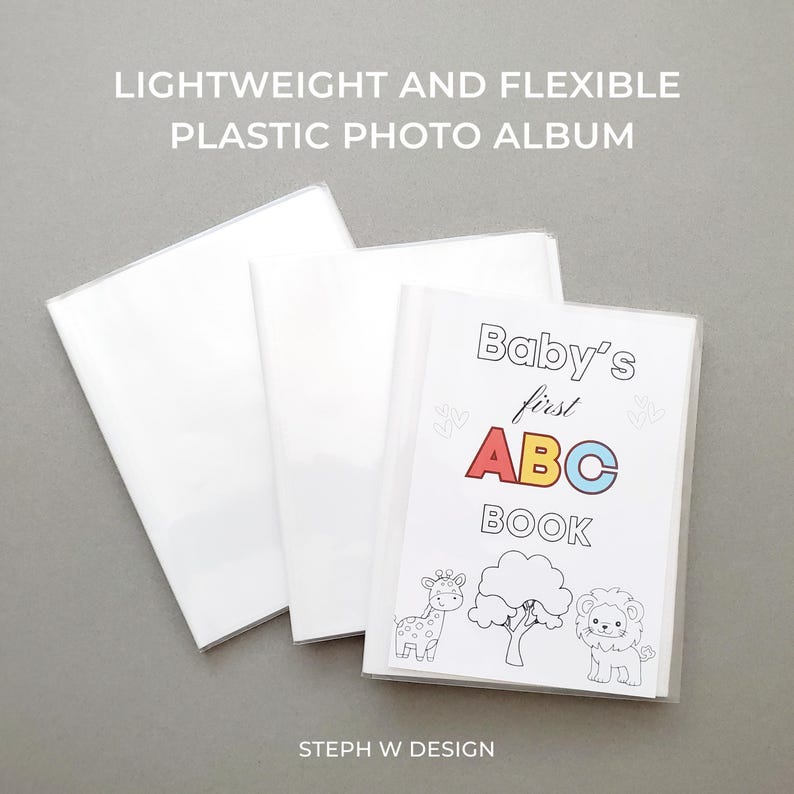 Printed 5x7 Baby Shower ABC Book, Baby's First ABC Book , Baby Alphabet ...