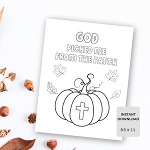 Fall Bible Coloring Pages, Sunday School Activities, Church Activities ...