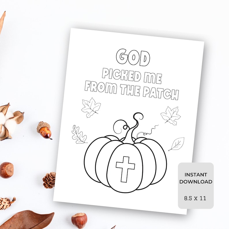 Fall Bible Coloring Pages, Sunday School Activities, Church Activities ...