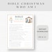 Christmas Bible Games, Bible Who Am I Game, Printable Christmas Trivia ...