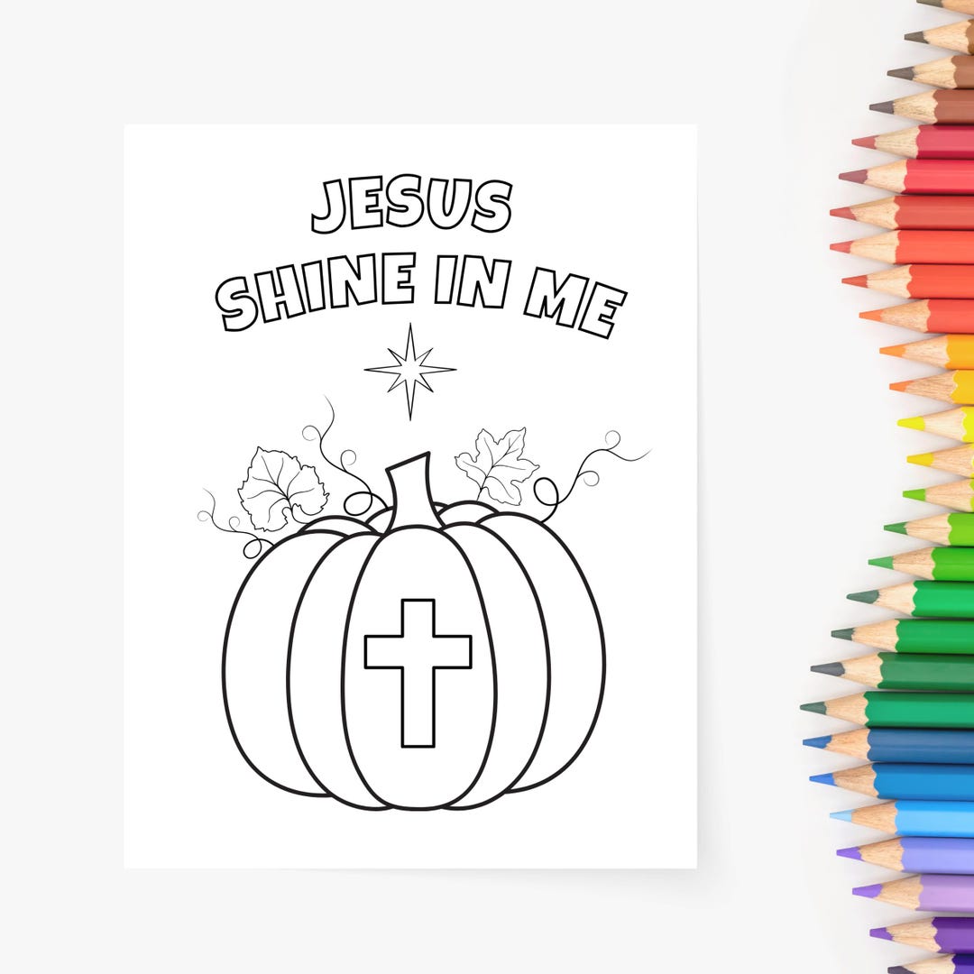 Sunday School Activities, Jesus Shine in Me Coloring Page, Church ...