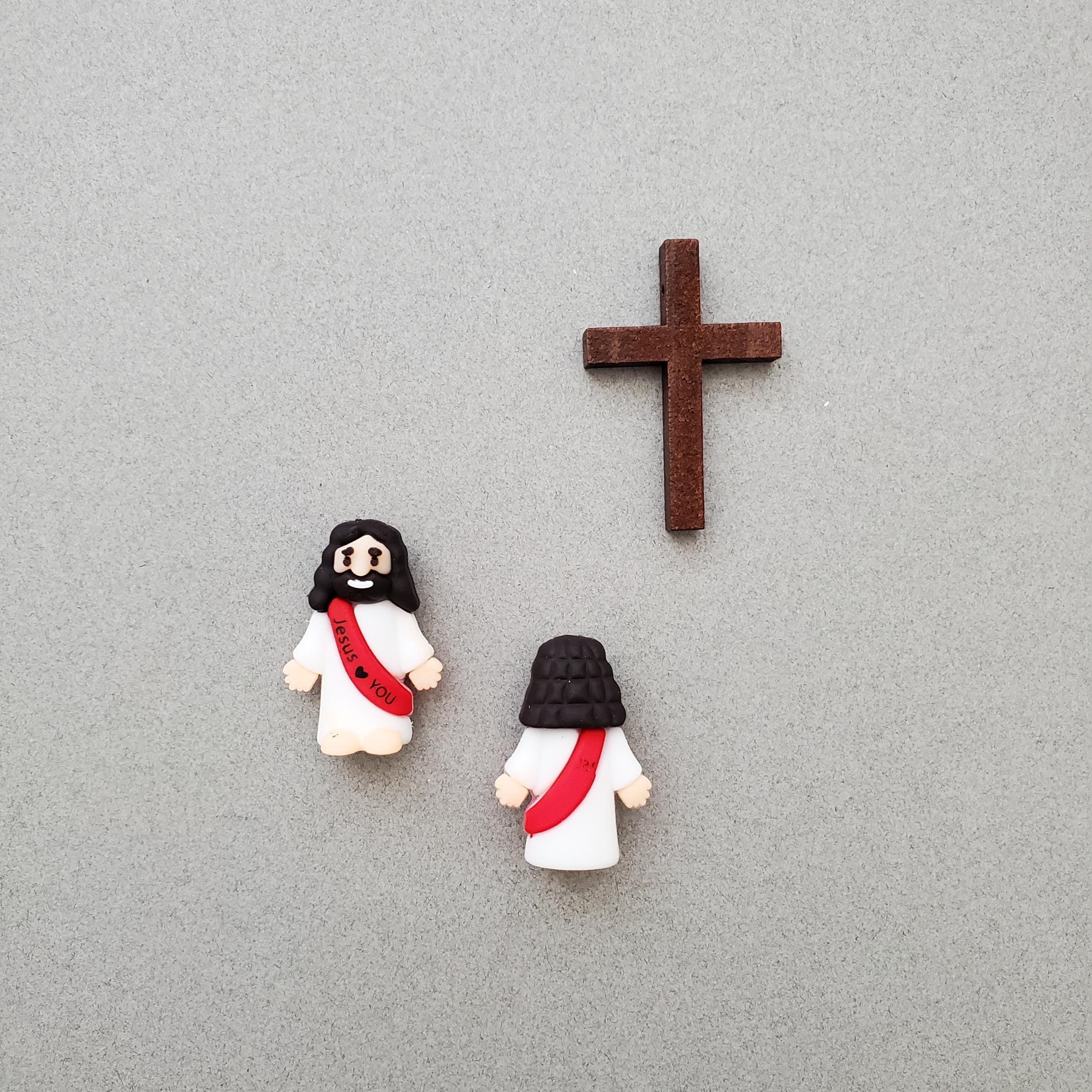 Little Jesus Figures, Mini Jesus Toys, Nativity Scene Decor, Religious ...