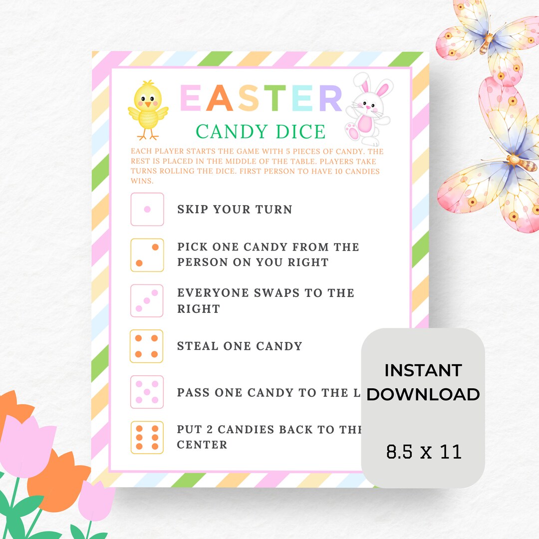 Easter Party Games, Game Printable, Printable Easter, Kids Easter Games ...