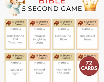 Bible Who Am I Game, Printable Bible Trivia for Kids, Fun Church ...